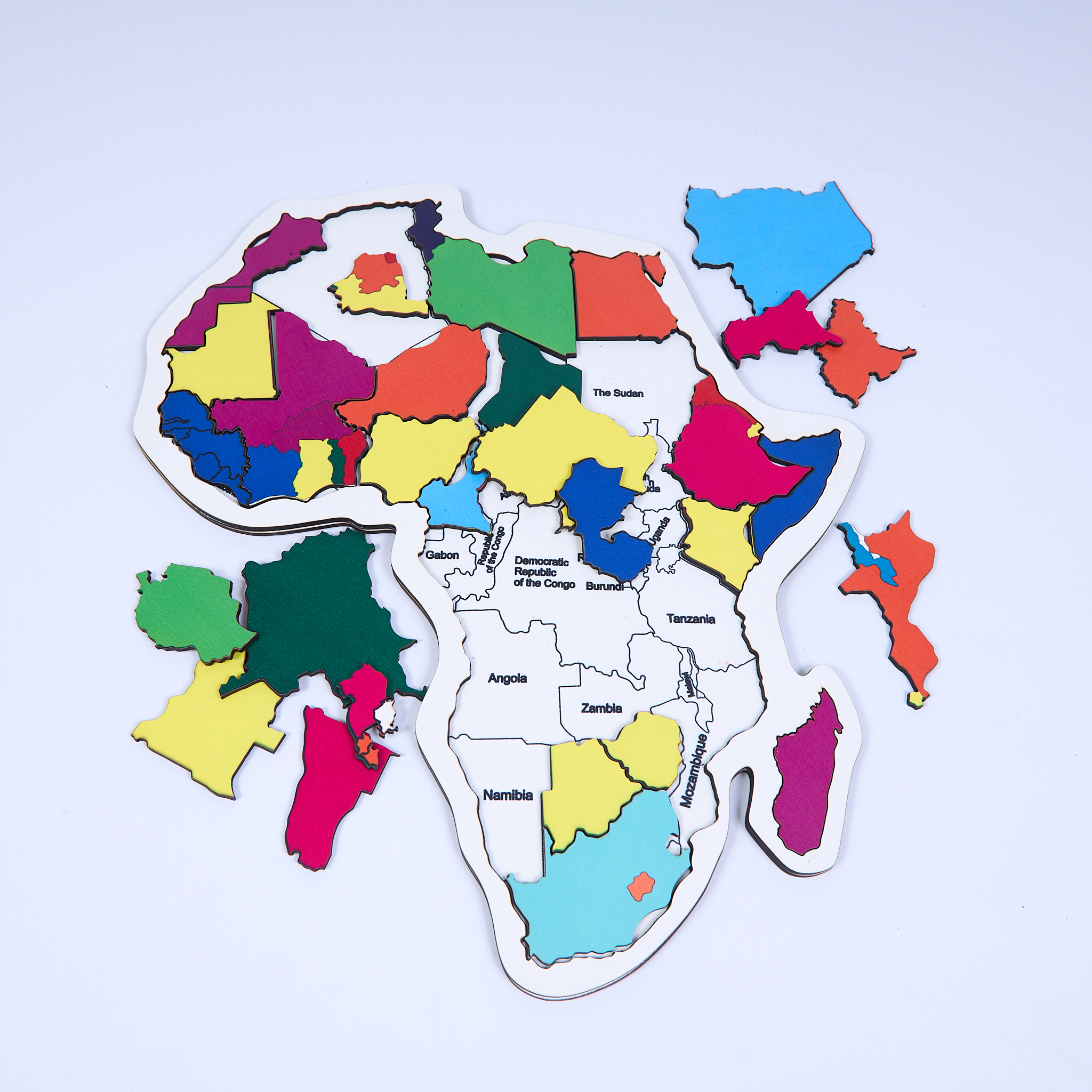 AUKOPUZZLESS Africa Map Puzzle – Auko Puzzles